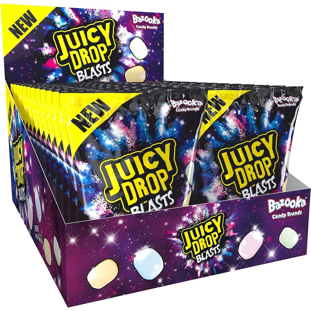 Juicy Drop Blast Bag 45g-Box – Rainbow Sweets Ltd