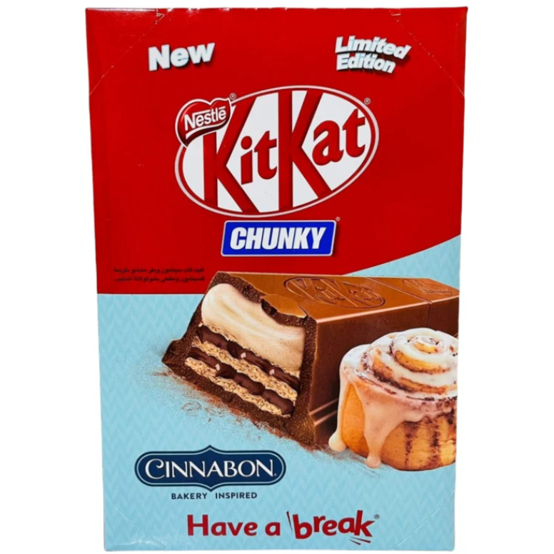 Kit Kat Cinnabon 41.5g – Rainbow Sweets Ltd
