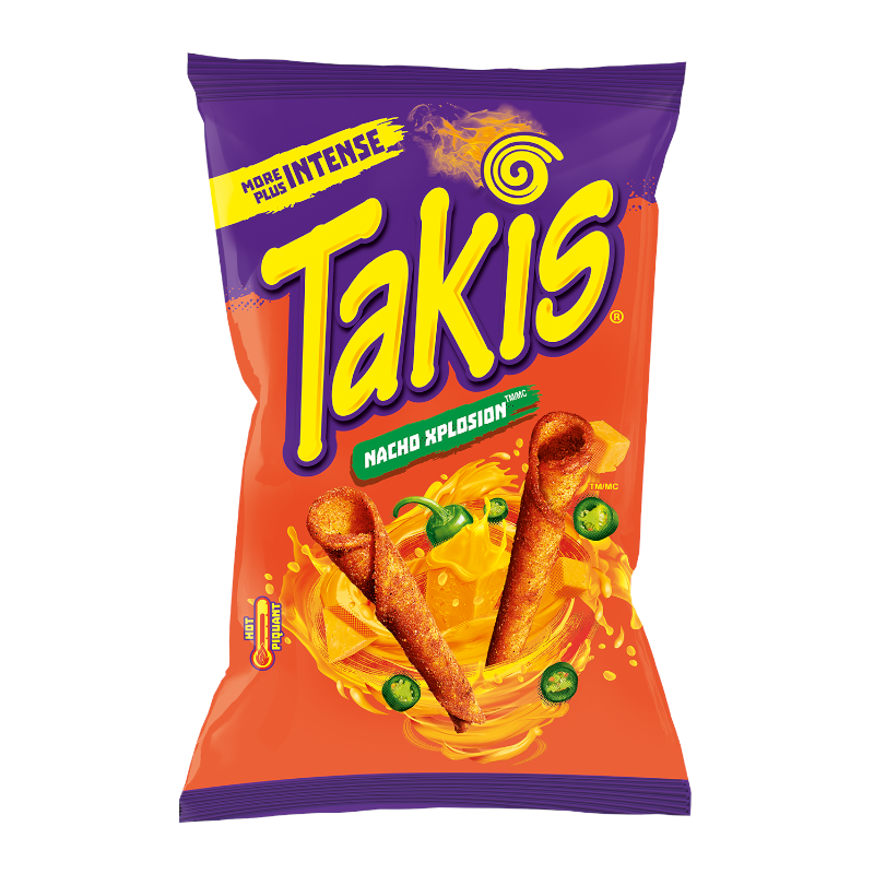 Takis Nacho Explosion 90g- BOX – Rainbow Sweets Ltd